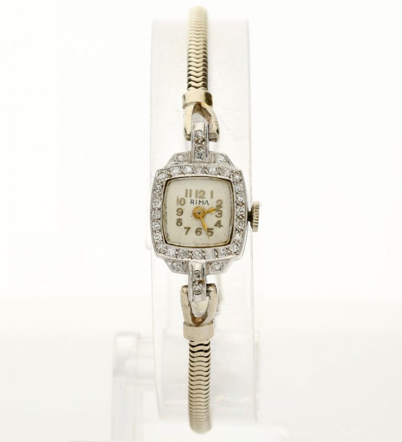 .30CT Ladies Jules Jurgensen Ruby Mechanical Watch 14K Rose Gold ...